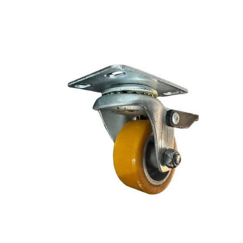 Rodízio SGPLF 210 ALPU 2" com Giro e Freio - Cap. 90 KG