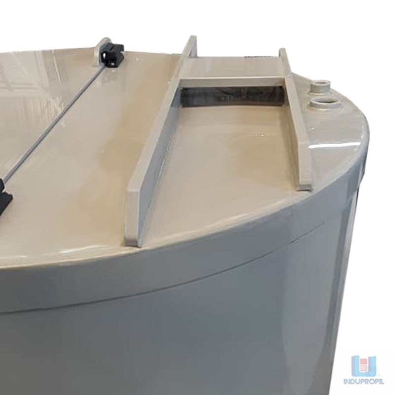 Tanque Cônico Elevado para Mistura ou Propagações 1.000Lts c/ suporte ...