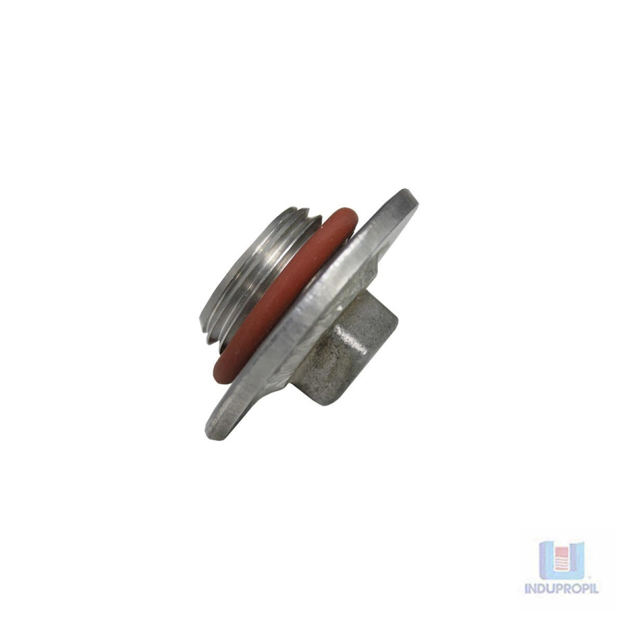 Plug Inox Flangeado Rosca 1/2