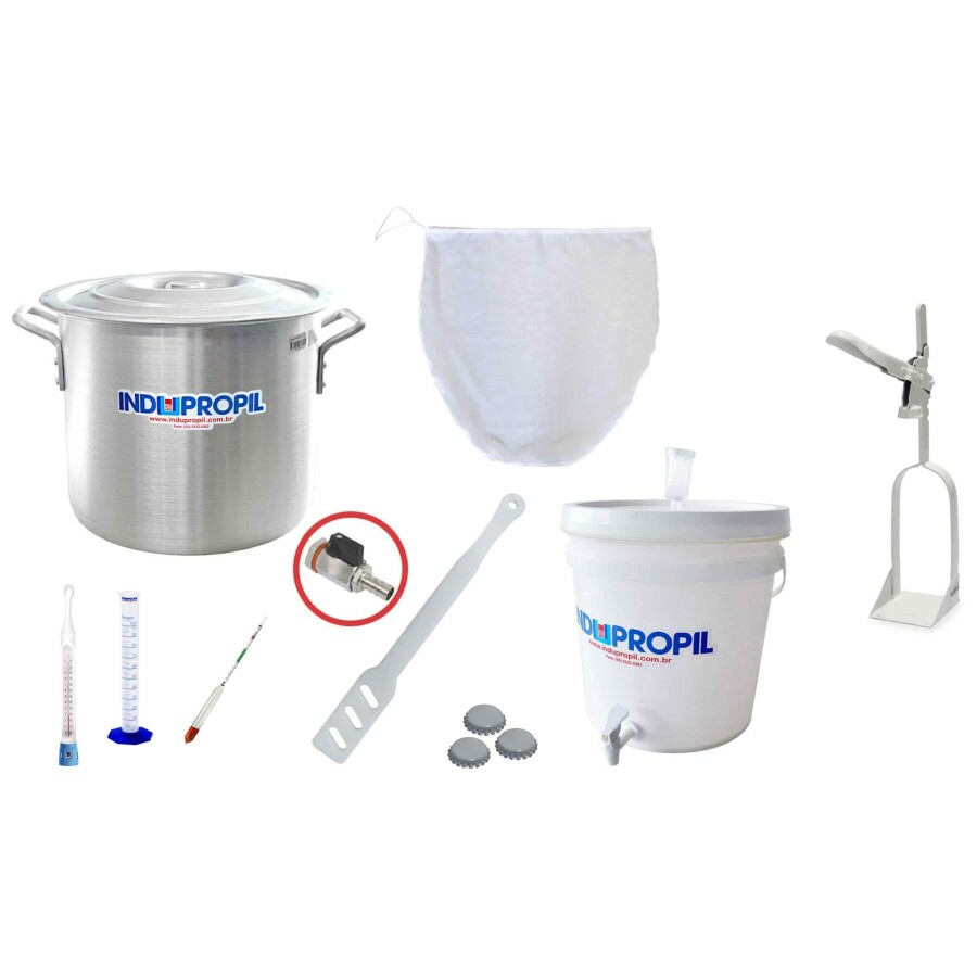 Kit cervejeiro completo BIAB para 20 Litros