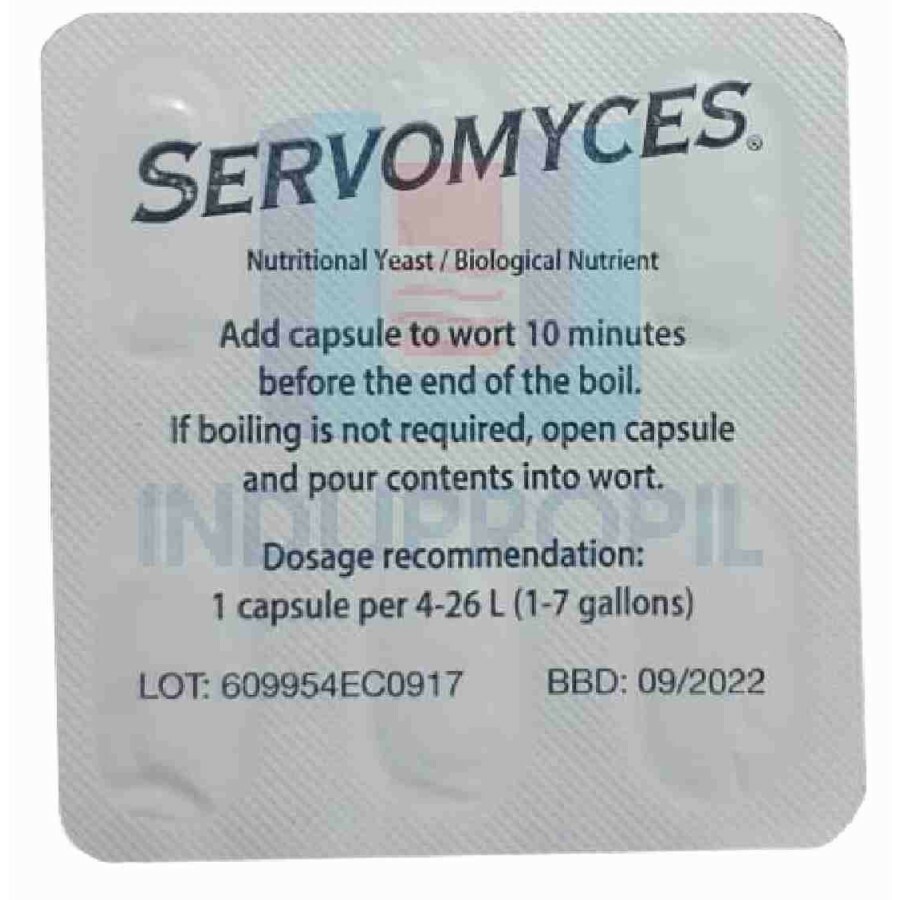 Nutriente Servomyces em Capsulas - 6 und