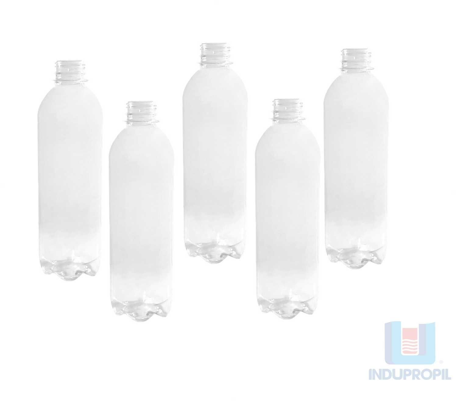 Kit Garrafa Pet 400ml Com Tampa - 25 und