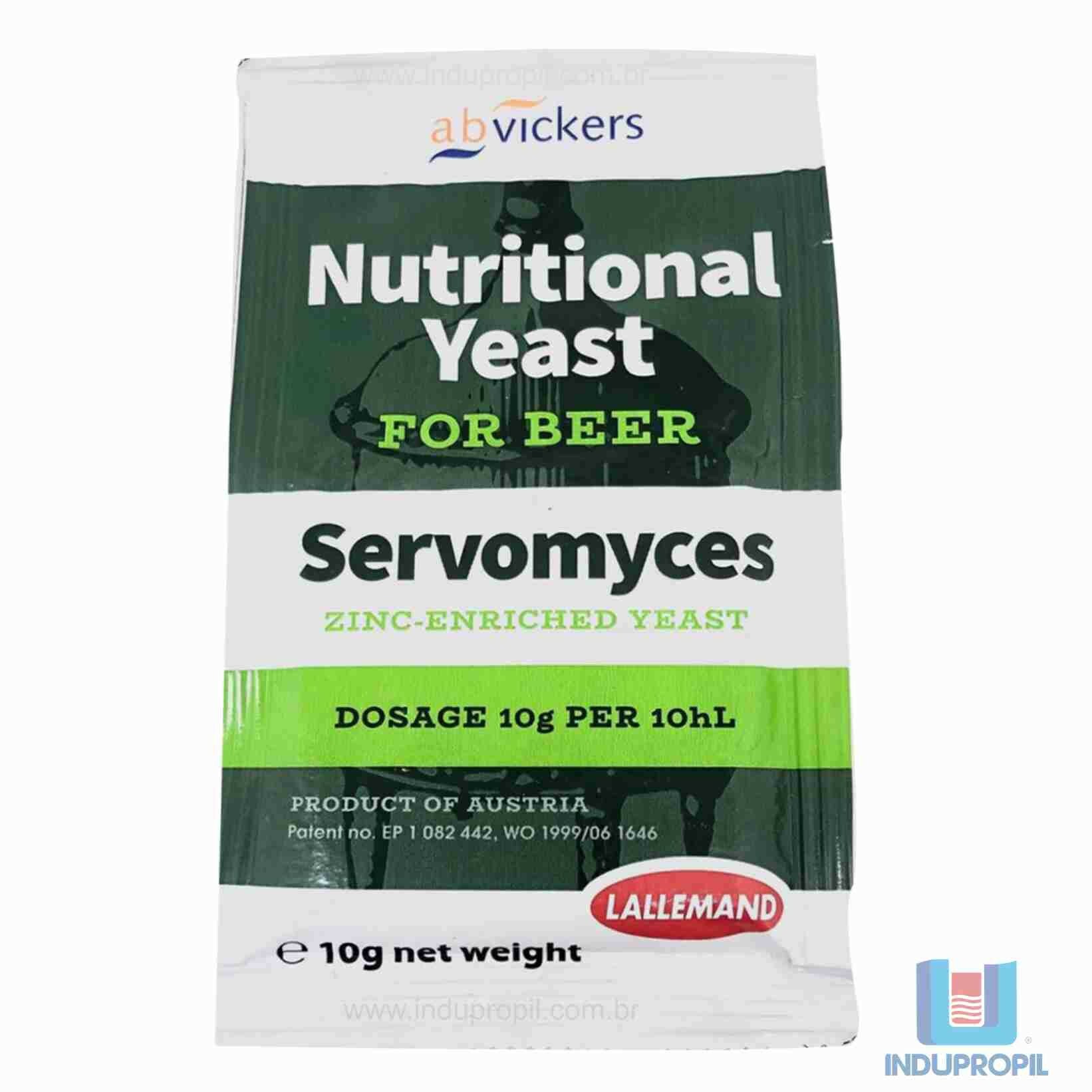 Fermento Servomyces Nutriente - 10g